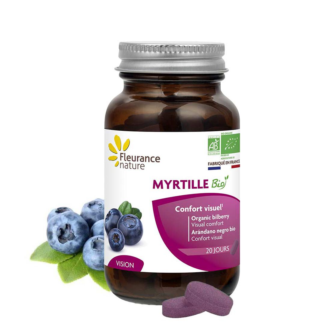 Myrtille bio, Complément alimentaire - Fleurance Nature