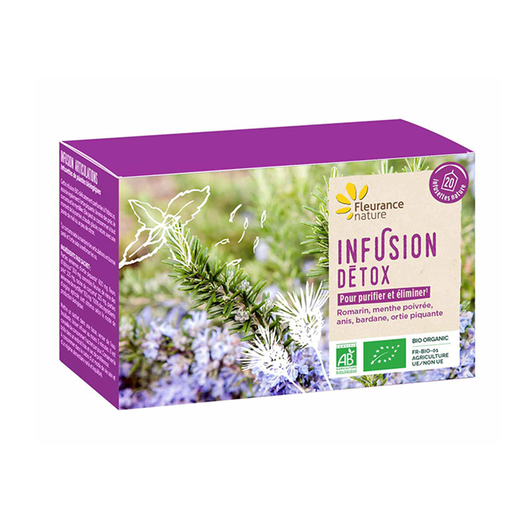 Infusion détox bio, Infusion bio - Fleurance Nature